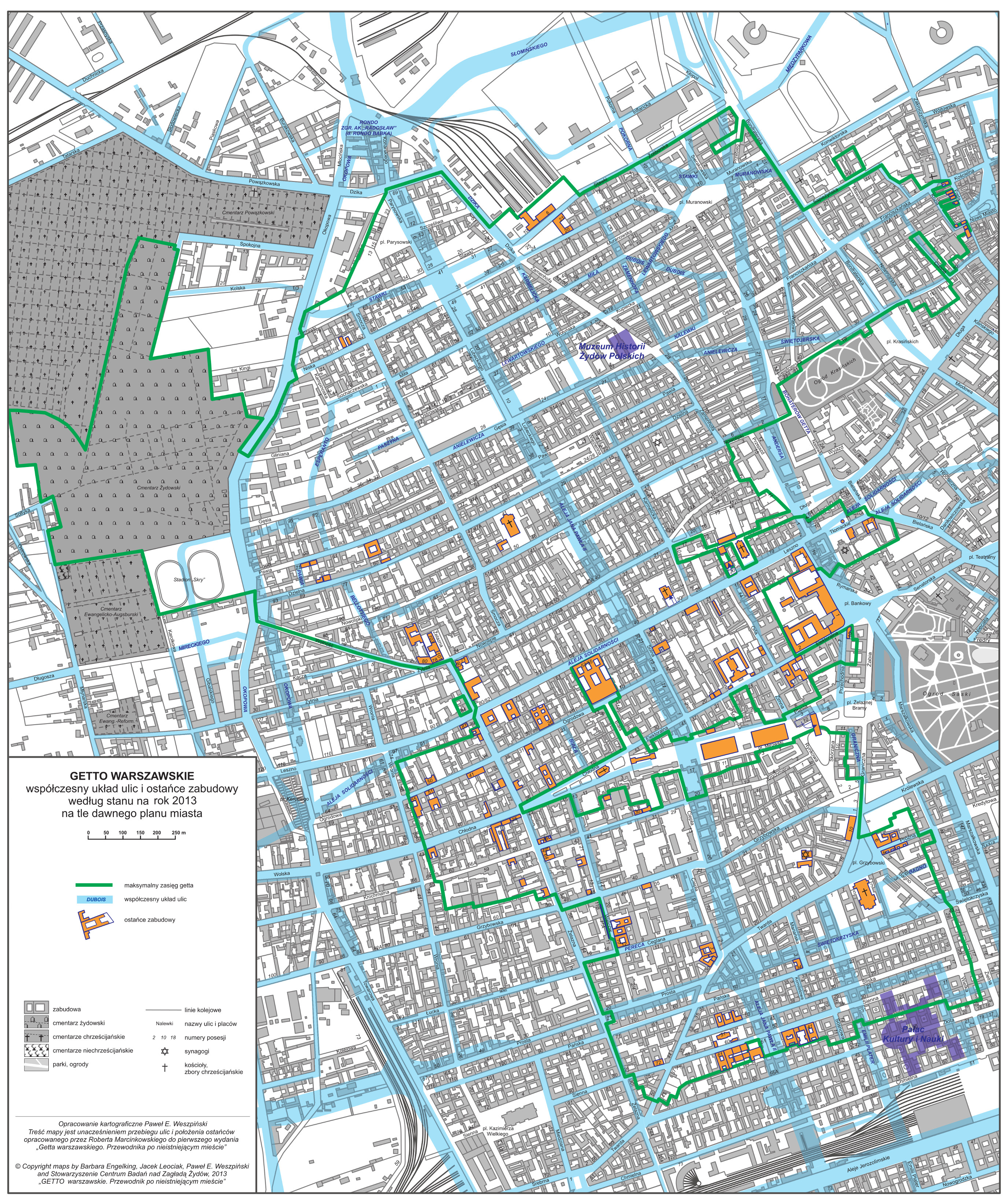 Online Warsaw Ghetto map and database - Atlas of the ghetto - Maps of ...